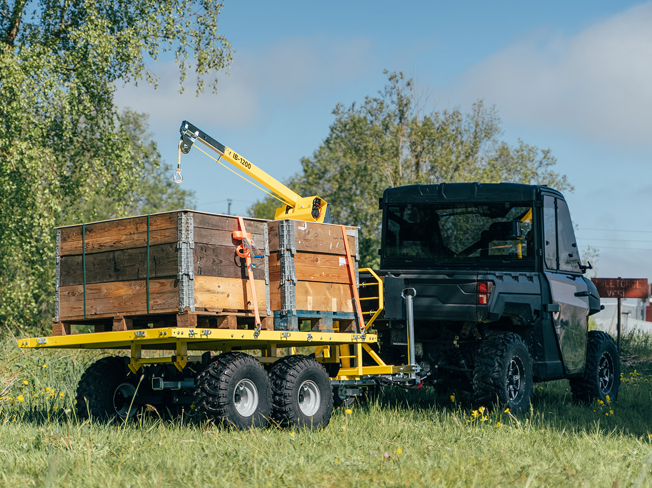 Flatbed: IB-1200 / PRO-1200 | Iron Baltic