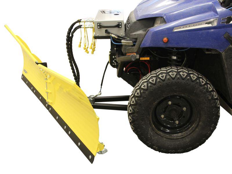 UTV V-Plow 1800 G2: Front mount: Hydraulic turning version | Iron